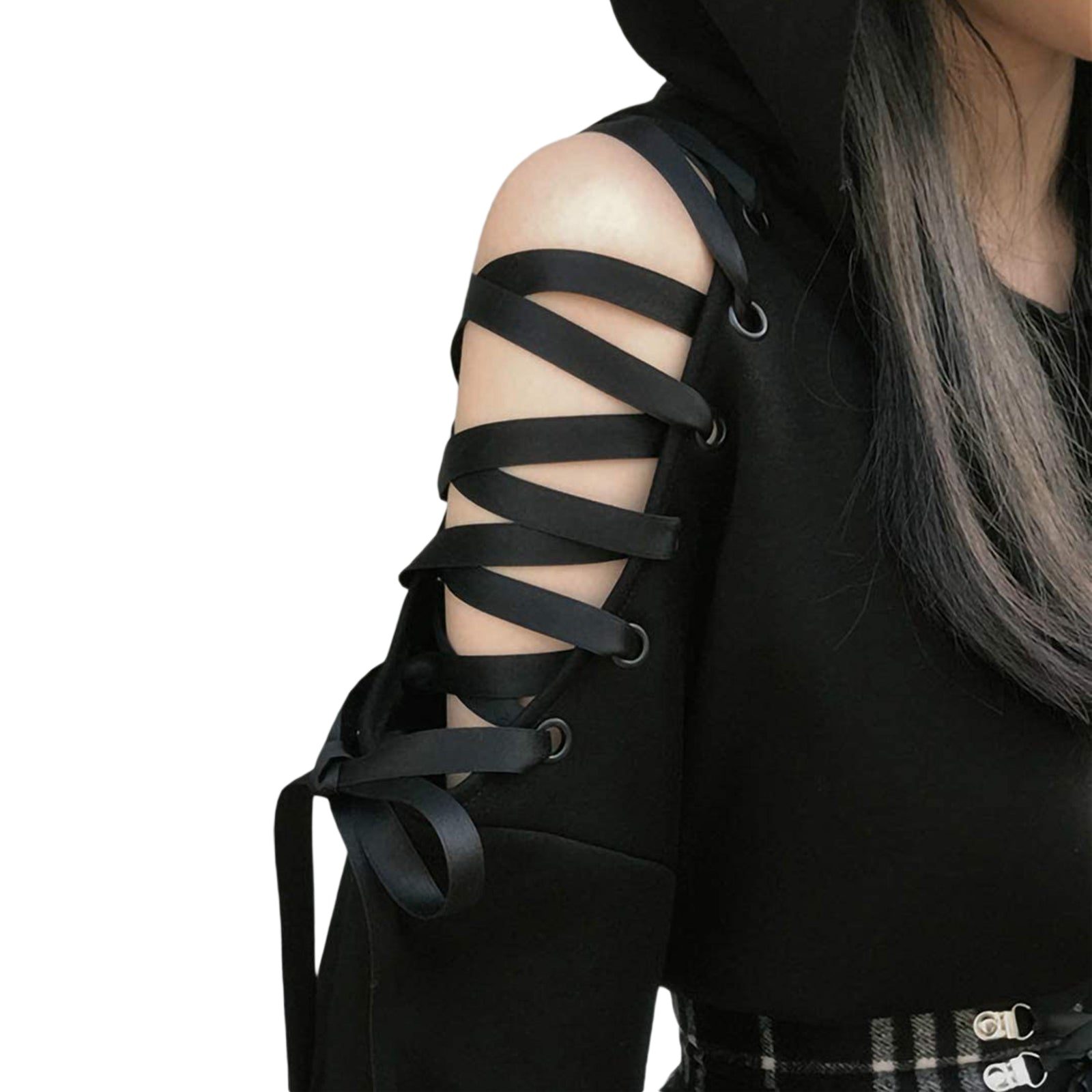 Plain Black Cat Ear Hoodie | Shadow Meow